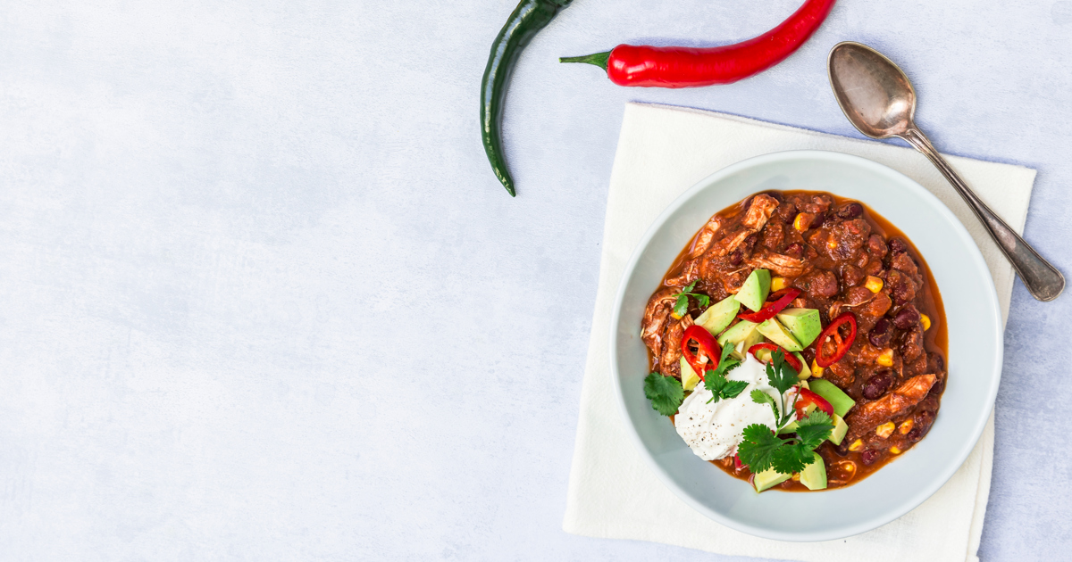 ØKOLOGISK CHILI CON CARNE MED KYLLING